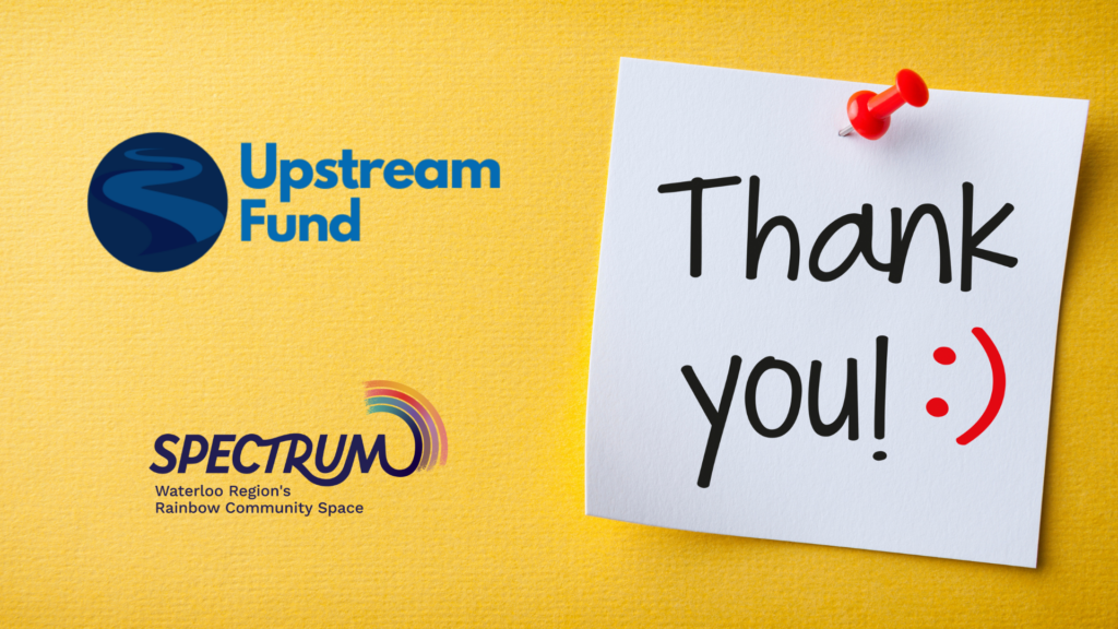 Region of Waterloo Upstream Fund 2024 - SPECTRUM